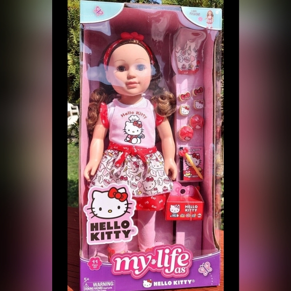 My Life | Toys | My Life As Hello Kitty Brunette Doll 1pcs Set 18 Inch ...